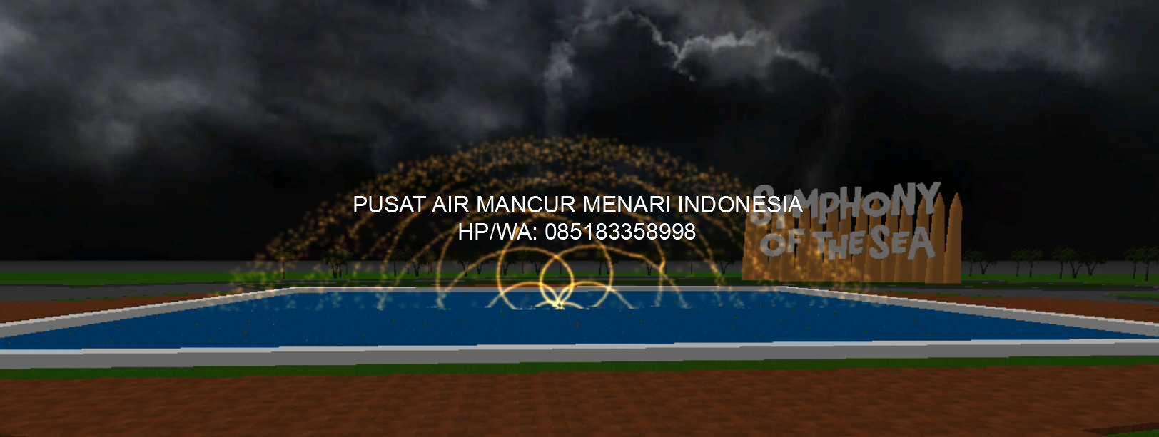 Animasi Air Mancur Menari - HP/WA: 085183358998